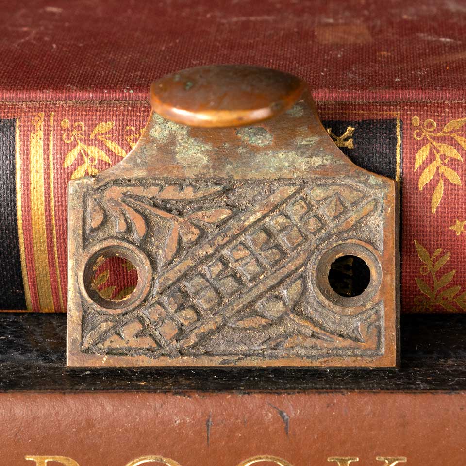 Antique Victorian Window Finger Sash Lift