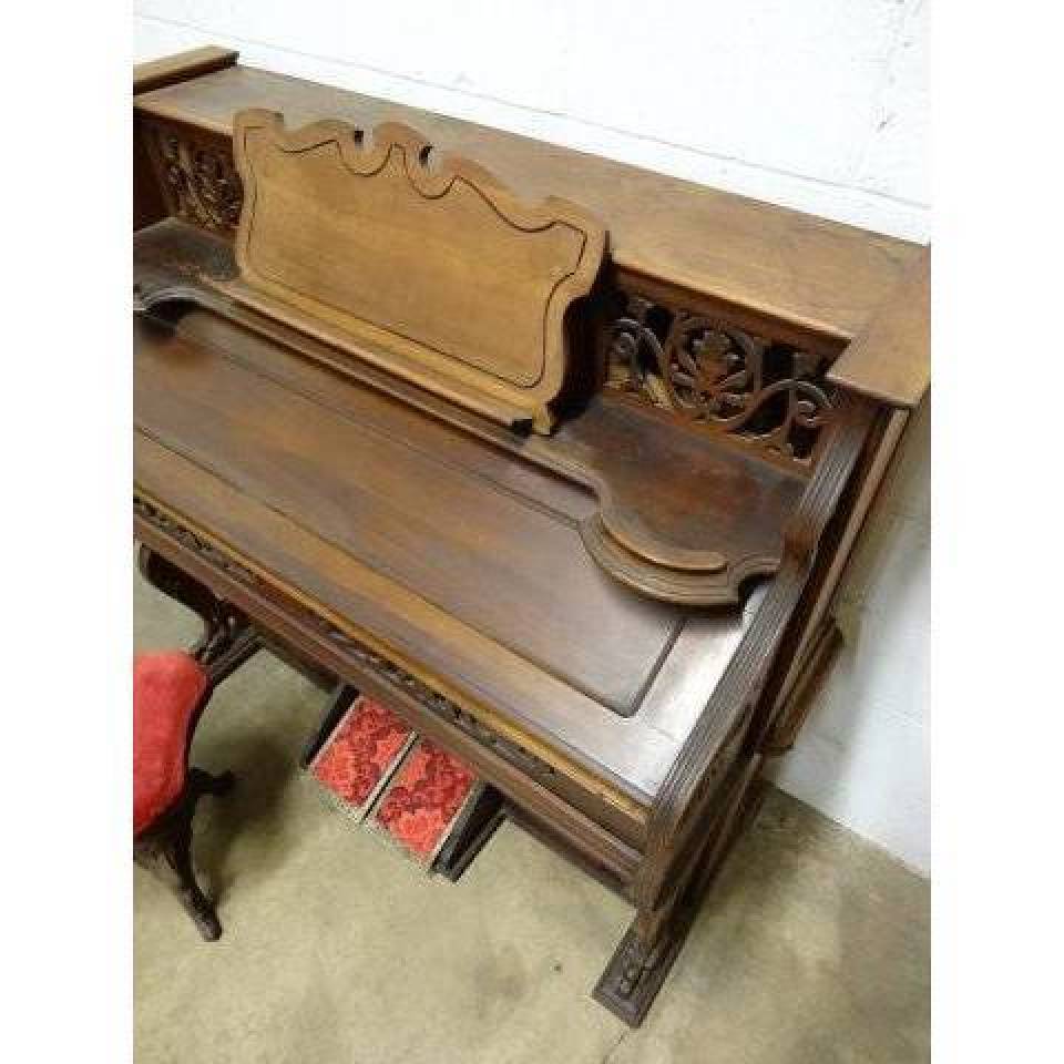 Antique Pump Organ & Stool