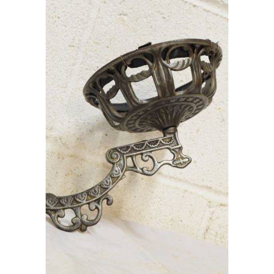 Antique Oil Lamp Sconce