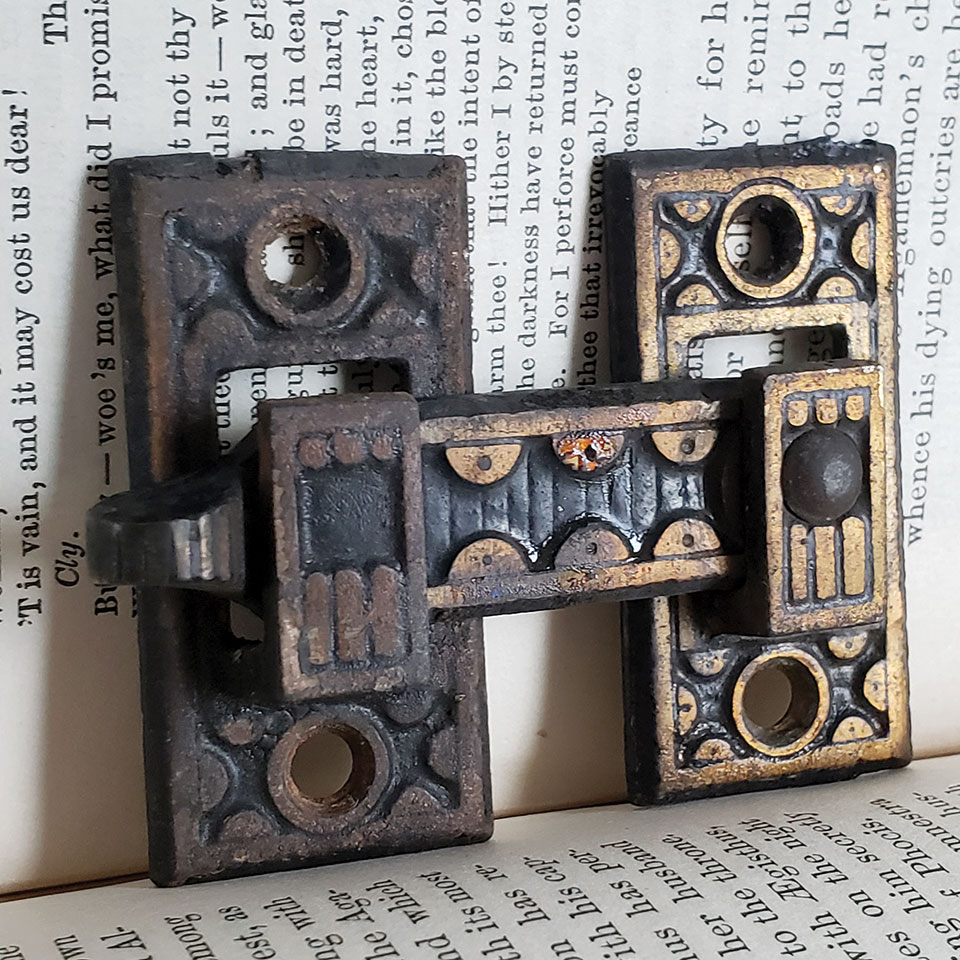 Antique Shutter Bar Latch