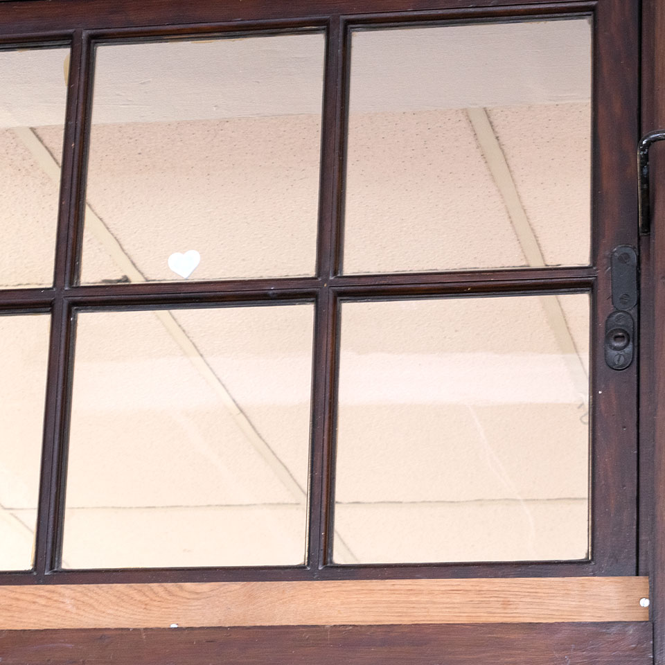 Salvaged 6 Lite Classroom Transom Window