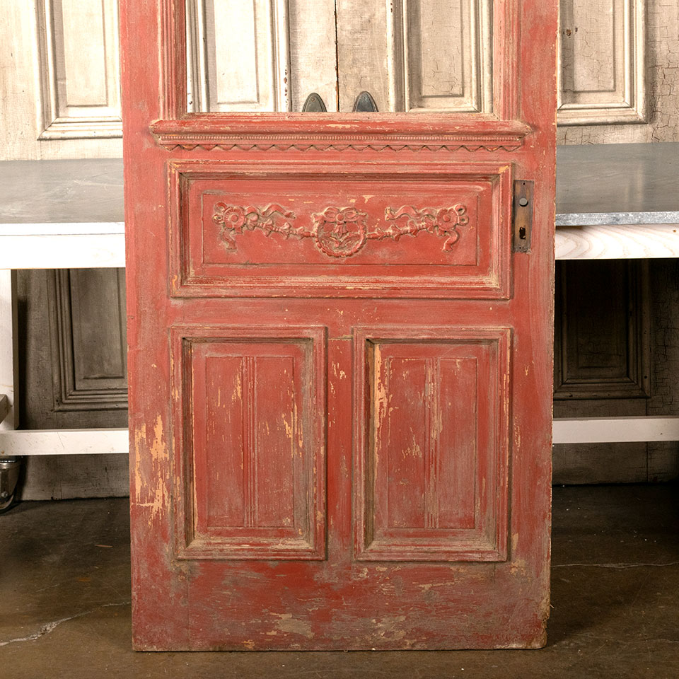 32x80 Victorian Half Lite Wood Entry Door