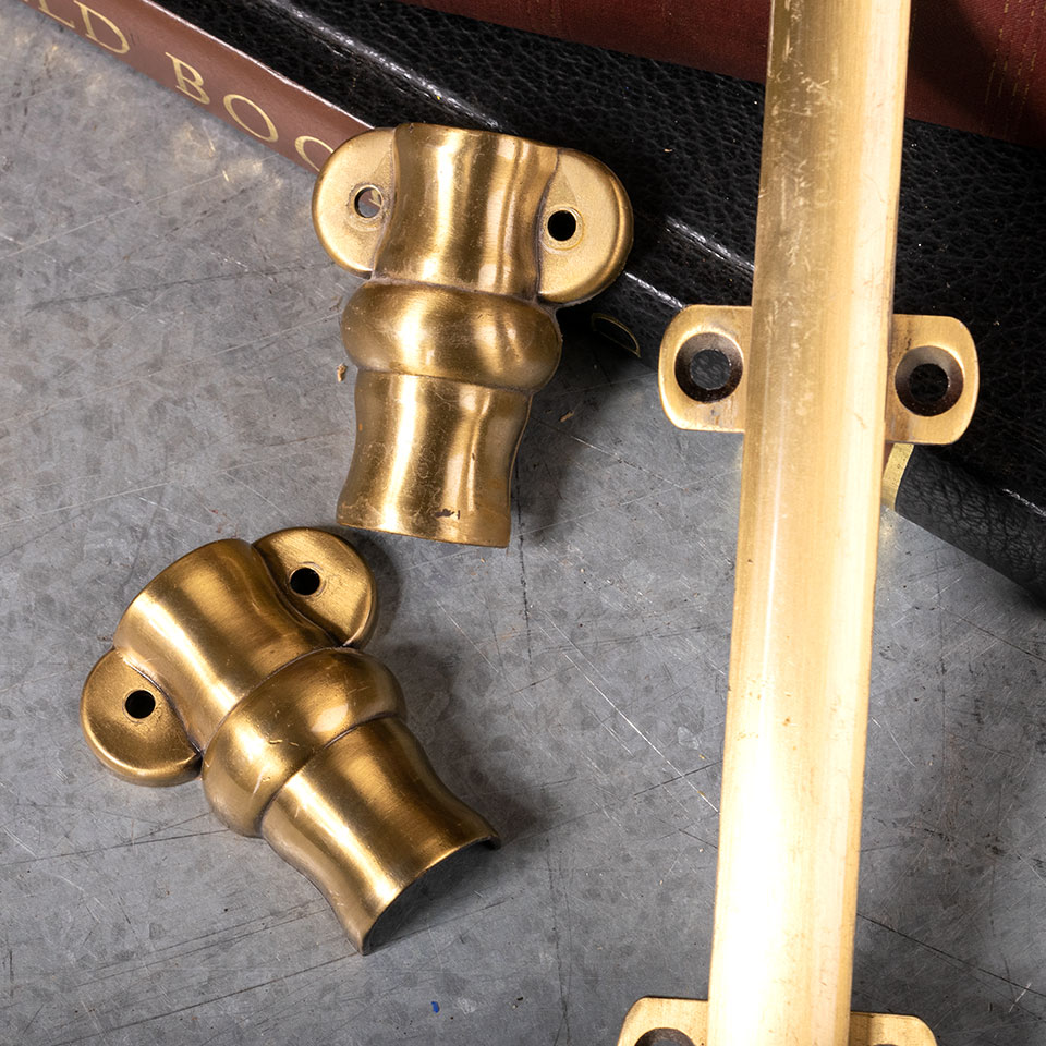 8" Brass Surface Slide Bolt