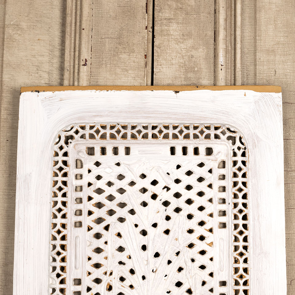 Antique Metal Fireplace Summer Front Cover