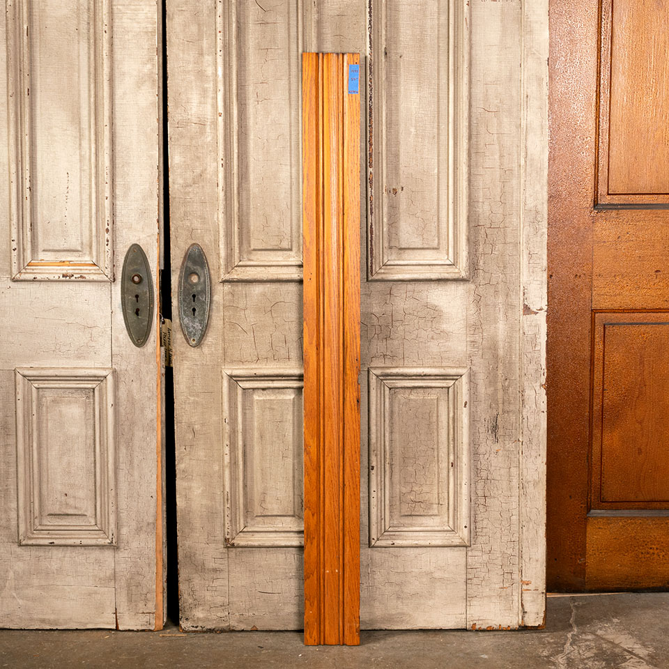 Salvaged Antique Unpainted Wood Casing