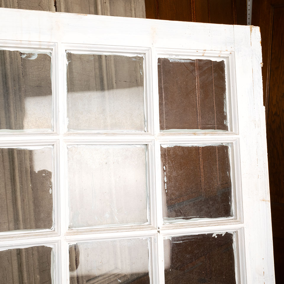 Antique Salvaged Divided Lite Window Sash