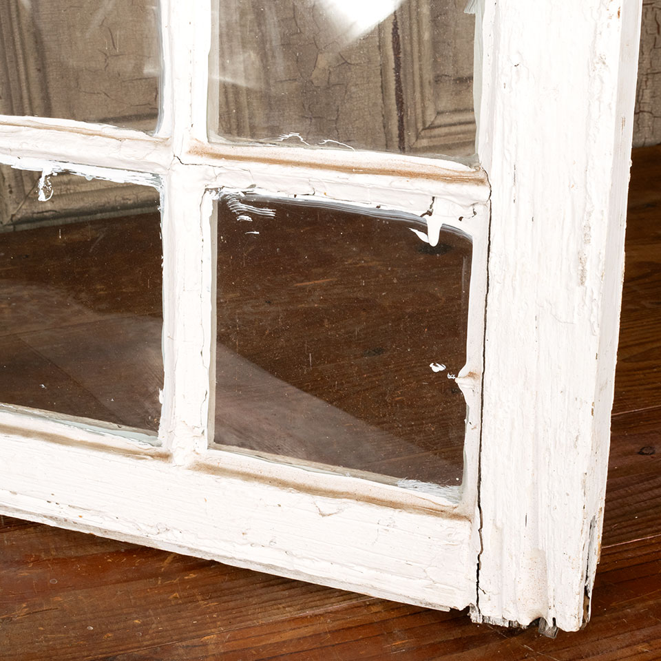 Antique Salvaged Divided Lite Window Sash