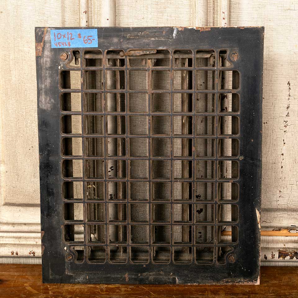 10x12 Cast Iron Heat Grate Floor Vent Cover