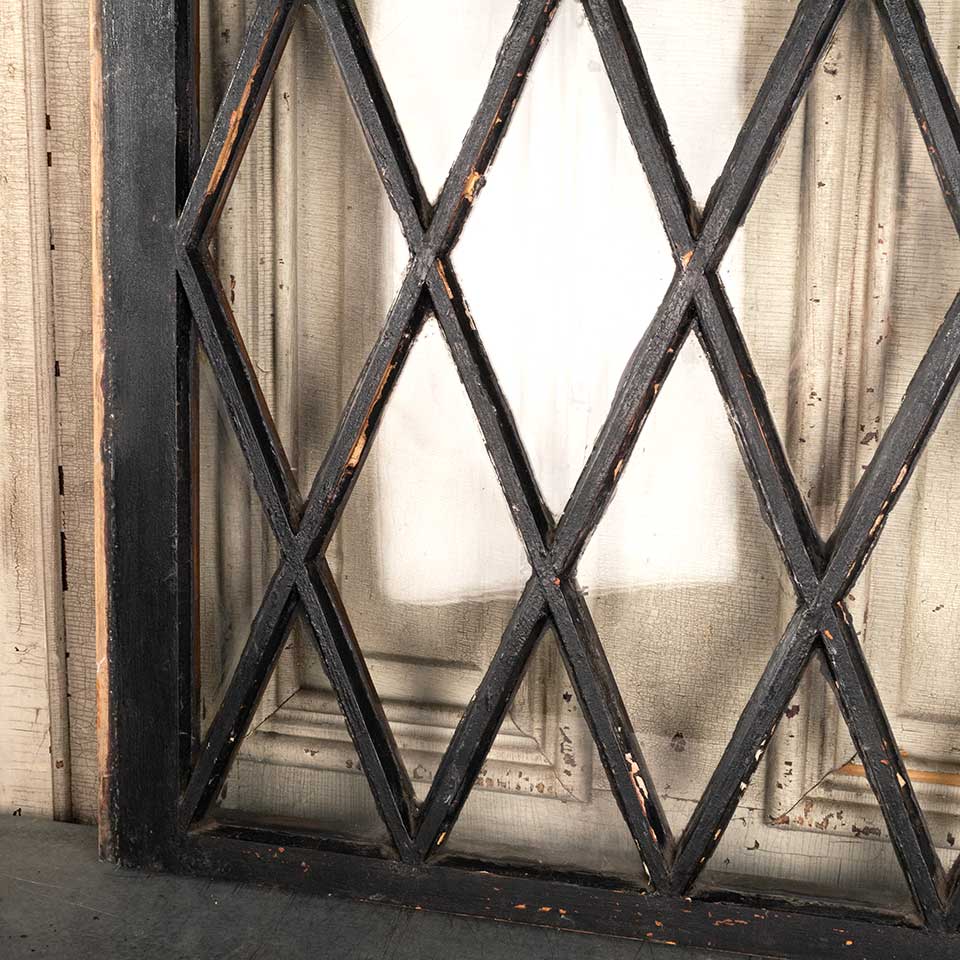 Antique Diamond Divided Lite Window Sash