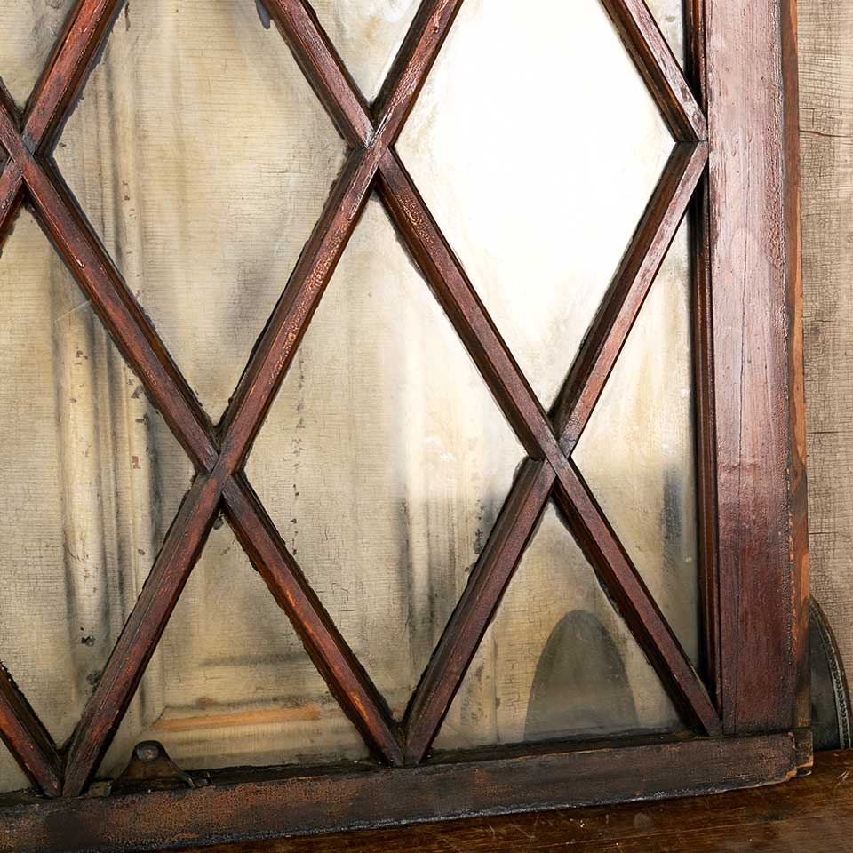 Antique Diamond Divided Lite Window Sash