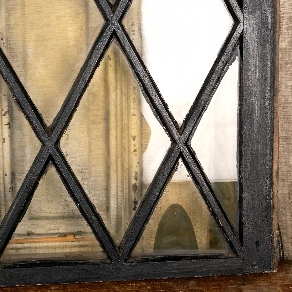 Antique Diamond Divided Lite Window Sash