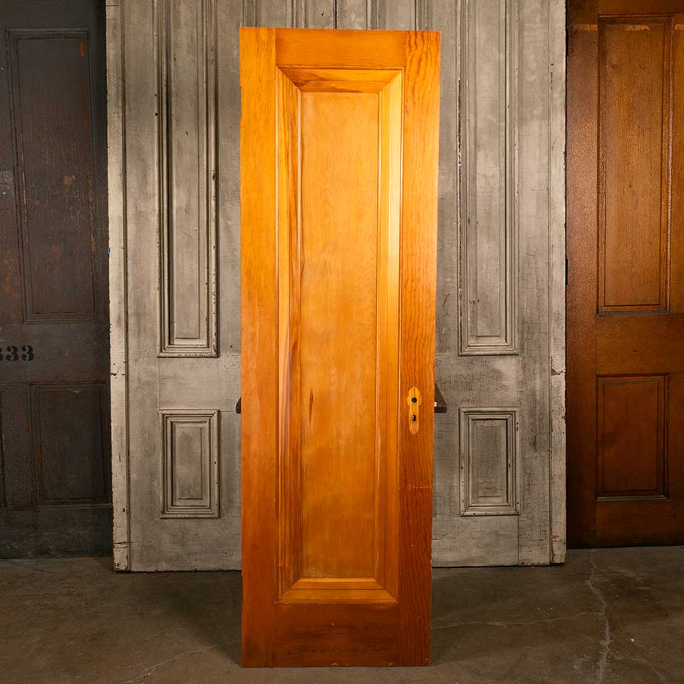 24x79 Salvaged Antique 1 Panel Interior Door