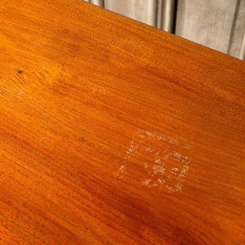 Antique Wood Library Table