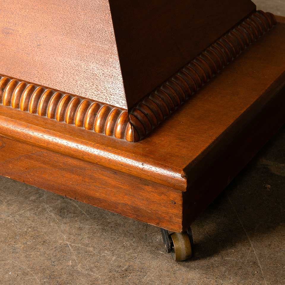 Antique Wood Library Table