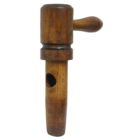 Antique Wood Barrel Bung Tap