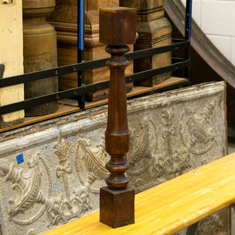 Salvaged Wood Staircase Baluster